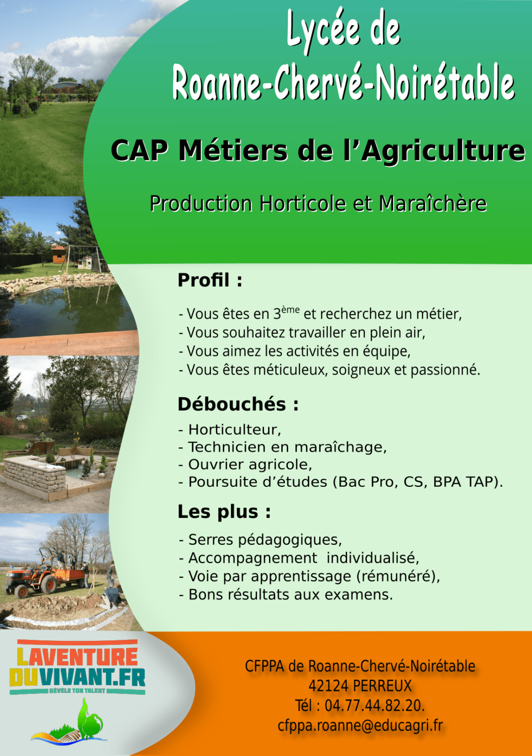 CAP Métiers de l'Agriculture : Productions Horticoles - EPLEA